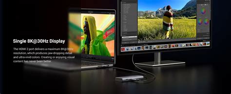 Ugreen Revodok 206 6 In 1 Usb C Hub Dual Hdmi 8k 30hz Single Ugreen Eu