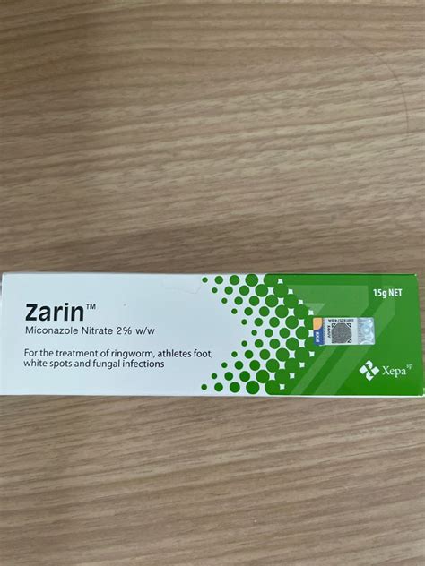 Zarin Anti Fungal Cream Health And Nutrition Medical Supplies And Tools