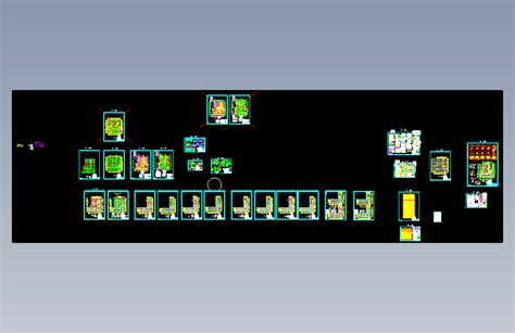 776 广州海珠商务职校教学楼全套图纸（建筑结构水暖电） Autocad 2007 模型图纸下载 懒石网