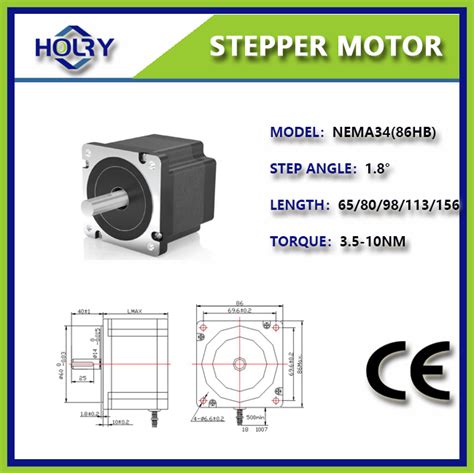 High Quality Nema34 Stepper Motor Nema34 86mm Step Motor For Cnc