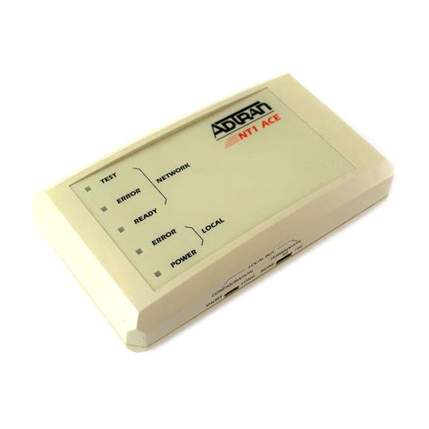 Adtran Nt1 Ace Isdn Model 1200 019l1 Ebay
