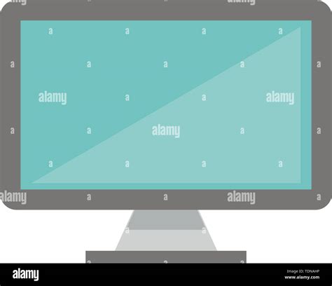Computer Monitor Hardware Technology Isolated Stock Vector Image And Art Alamy
