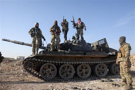 Syrian Government Forces And Rebels Battle Near Hama City As Civil War