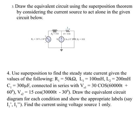 Solved Draw The Equivalent Circuit Using The Chegg Com