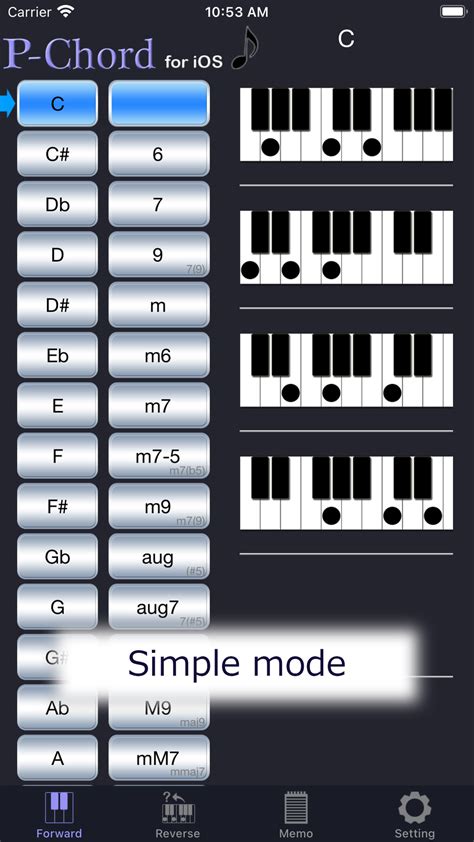P Chord สำหรบ iPhone ดาวนโหลด