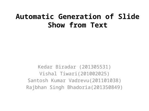 Pptx Automatic Generation Of Slide Dokumentips