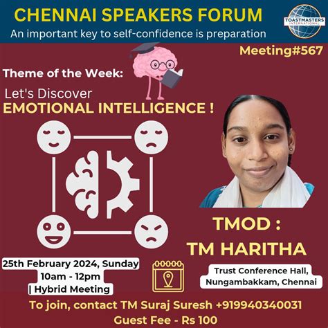 Chennai Speakers Forum Toastmasters Club On Linkedin A Week Filled