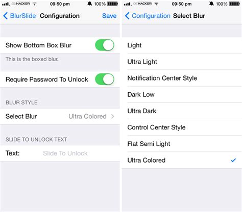 BlurSlide Tweak Adds A Blurry Slider To Your Lockscreen IOS Hacker