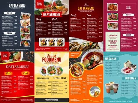 10 Desain Menu Makanan Terbaru Part 1 Idn Grafis