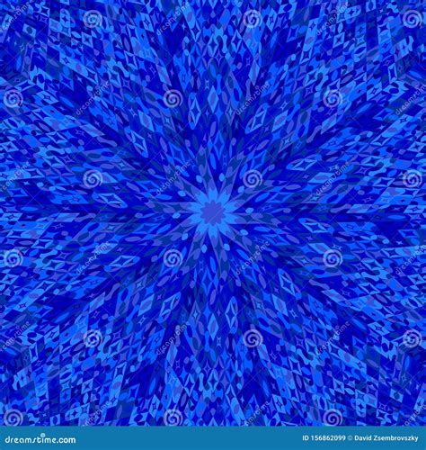 Colorful Hypnotic Geometrical Circular Mosaic Background Design Stock Vector Illustration Of