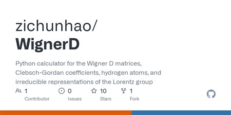 github zichunhao wignerd python calculator for the wigner d matrices