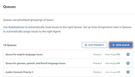 Queue How Do I Create A New Queue — Helpshift Technical Support Help