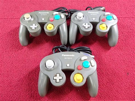【傷や汚れあり】panasonic Gc ゲームキューブ コントローラー Panaconic Q 3個セット＊ジャンク品【gh】の落札情報詳細