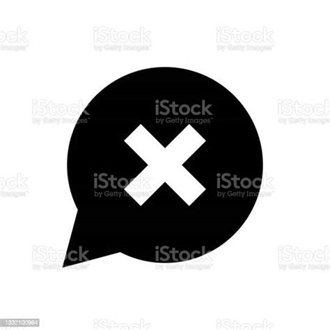 잘못된 아이콘입니다 기호가 없습니다 거품 아이콘입니다 눈금 X 기호 블랙 아이콘 검은색에 대한 스톡 벡터 아트 및 기타 이미지
