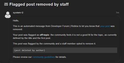 Do Not Moderate Users For Deleting Their Posts Forum Features