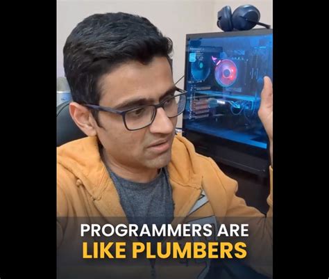 Codebasics On Linkedin Programmers Are Like Plumbers