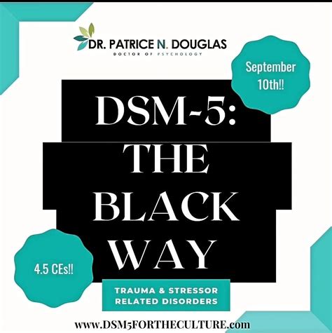 Did You The Dsm 5 For The Culture The Black Way Is A Series Dr