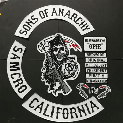 Sons Of Anarchy Patches Opie