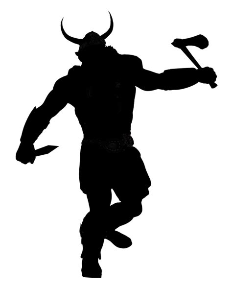 Fantasy Warrior Silhouette
