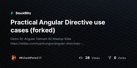 Practical Angular Directive Use Cases Forked StackBlitz