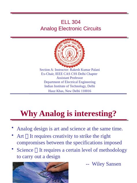 Analog Electronic Circuits Pdf