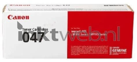 Canon 047 zwart toner | Voordelig bij Inktweb.nl