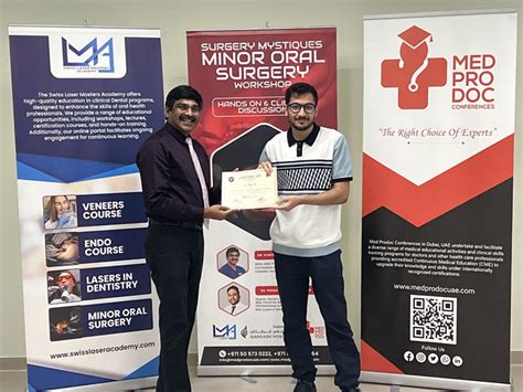 Minor Oral Surgery Certificate Jan 2024 Medprodoc Conference