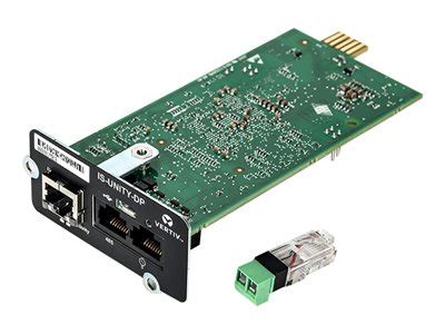 Liebert Intellislot Unity Card Carte De Supervision Distante