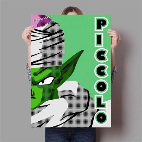 Dragon Ball Z Poster Piccolo Flat Design Artofit