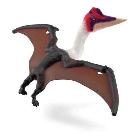 Quetzalcoatlus Statyett Med Realistiska Detaljer Och Rörliga Vingar