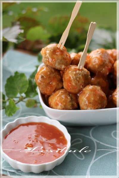 les milles un délices de lexibule Boulettes de porc sauce aigre