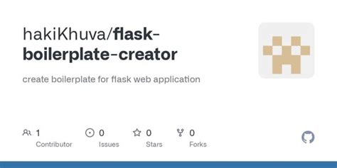 flask app boilerplate creator r madeinpython