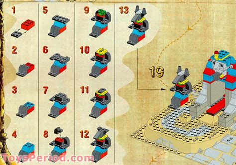 Lego 5978 Sphinx Secret Surprise Instructions And Parts List
