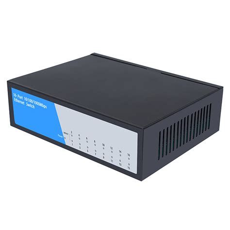 16ports 1000mbps Table Iron Network Switch