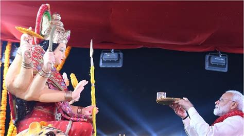 Jai Mata Di Pm Narendra Modi Extends Greetings On First Day Of