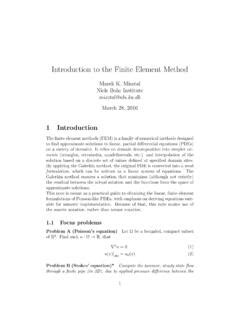 Introduction To The Finite Element Method Introduction To The Finite Element Method Pdf PDF PRO
