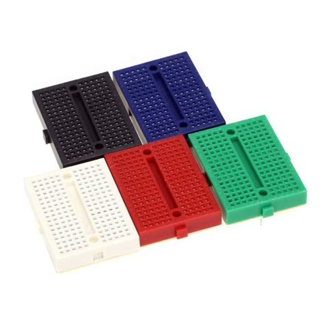 MINI BREADBOARD 170 PUNTOS 5 COLORES DISPONIBLE Leantec ES