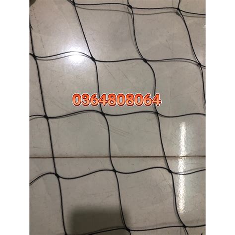 Combo 20m Lưới Giàn Leo Dây Leo Giàn Bầu Bí Màu Đen Trắng Khổ Cao 2m