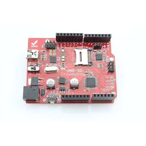 Arduino Uno R3 Compatible Crowduino Uno Sd V15 Er Mca02328uno