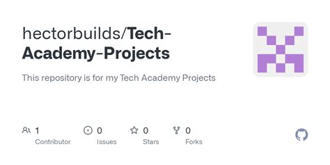 Github Hectorbuildstech Academy Projects This Repository Is For My Tech Academy Projects