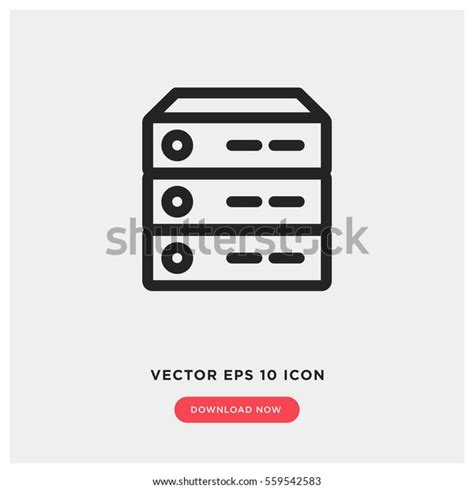 Server Vector Icon Database Symbol Modern Stock Vector Royalty Free 559542583 Shutterstock
