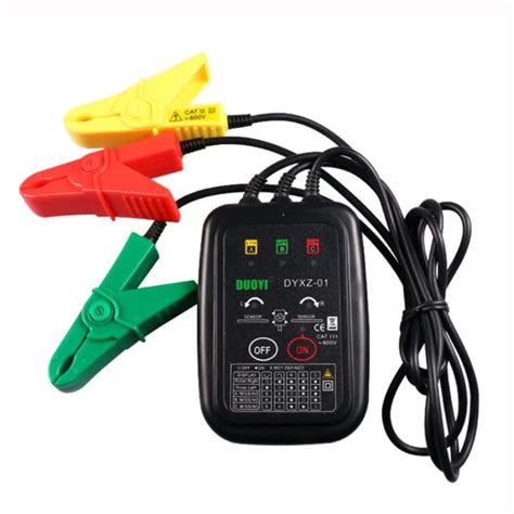 Duoyi Dyxz 01 3 Phase Rotation Tester 70v~600v Ac Non Contact Phase Indicator Detectors Circuit