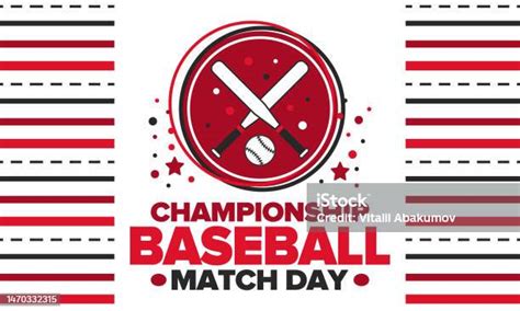 야구 경기의 날 3월 정규 시즌 경기 야구 리그 팀 경쟁 및 챔피언십 야구 방망이와 공 미국에서 스포츠 파티 프로 토너먼트 스포츠 벡터 포스터 Championship에 대한