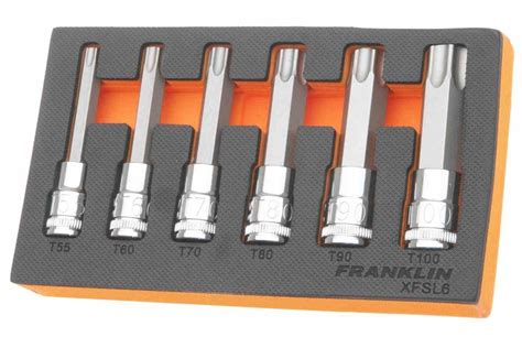 Franklin Xf Long Star Bit Socket 1 2 Dr 100mm Four Fasteners Ltd