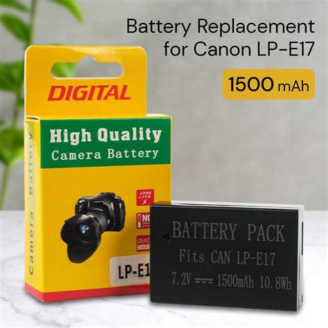 Jual Baterai Kamera Battery Pack Replacement For Canon Lp E17