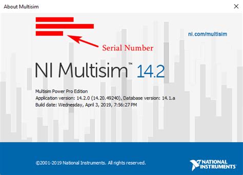 serial number ni community