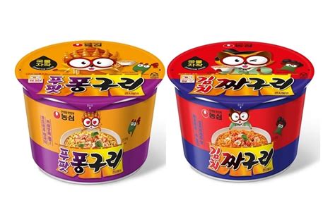 농심 푸팟퐁구리 큰사발면ㆍ김치짜구리 큰사발면 시판