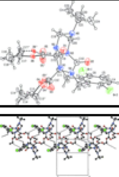 The Molecular Structure Of The Title Compound Showing The