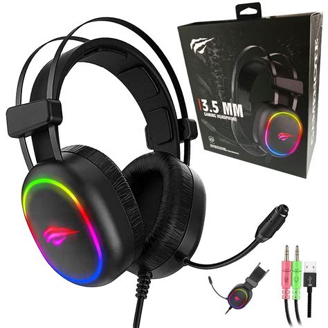 Słuchawki gamingowe z mikrofonem LED RGB nauszne Sklep Opinie Cena w Allegro pl