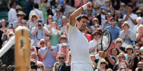 Wimbledon 2019 Novak Djokovic Defeats Roberto Bautista Agut In Four
